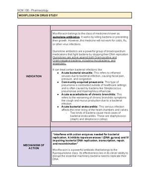 Drug Study - Generic/Brand Name & Classification Dose, Strength ...