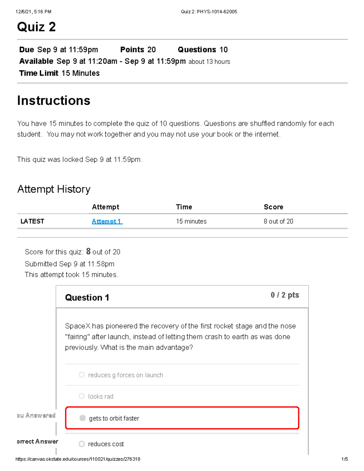 Physics quizzes - All homework, quizes, test, notes - Quiz 2 Due Sep 9 ...
