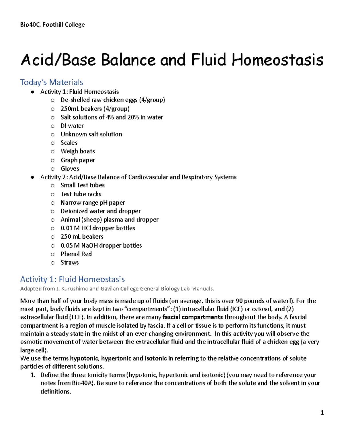05+Acid+Base+Compartments+Lab - Acid/Base Balance and Fluid Homeostasis ...