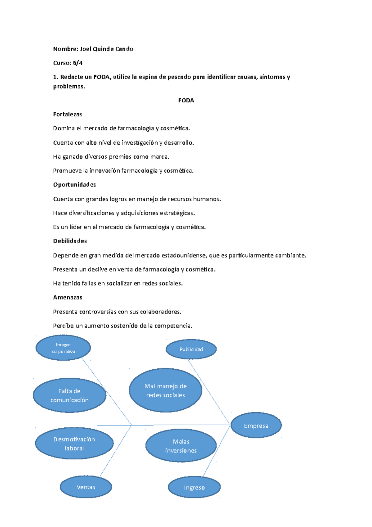 CASO Sigma 7 - Apuntes 1 - **Nombre: Joel Quinde Cando Curso: 6 ...