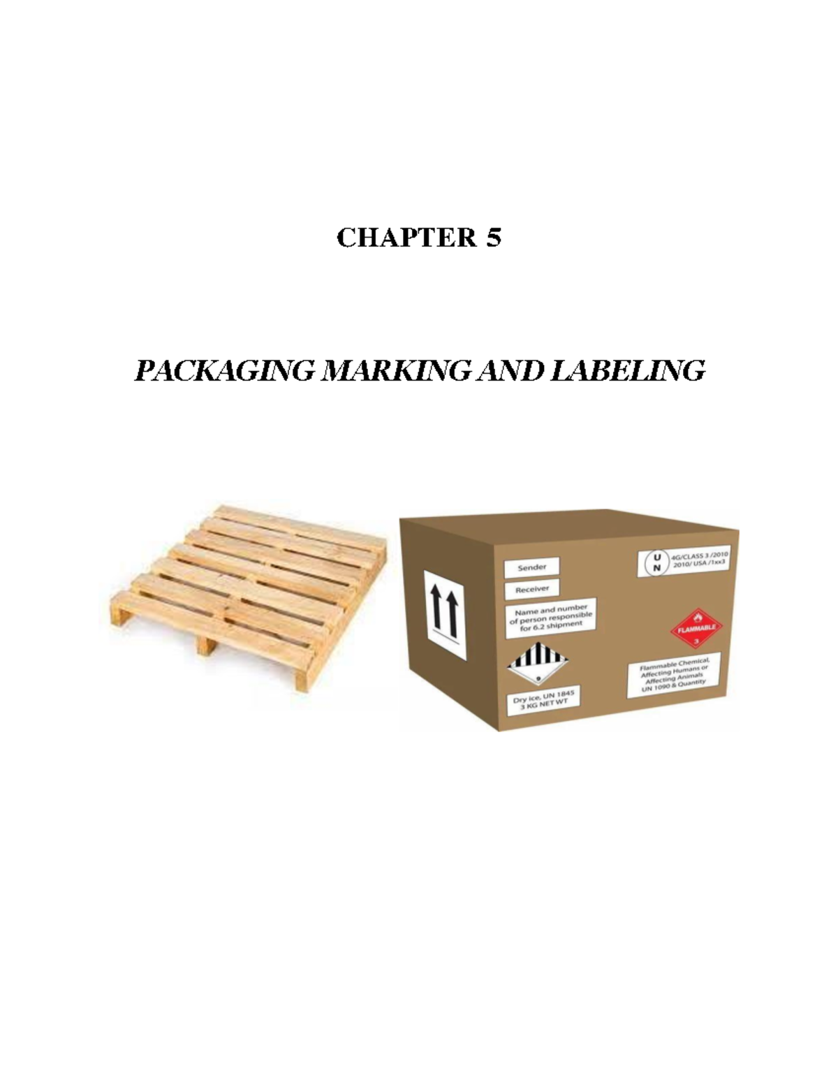 Chapter 5 of ITA - Lesson - CHAPTER 5 PACKAGING MARKING AND LABELING ...