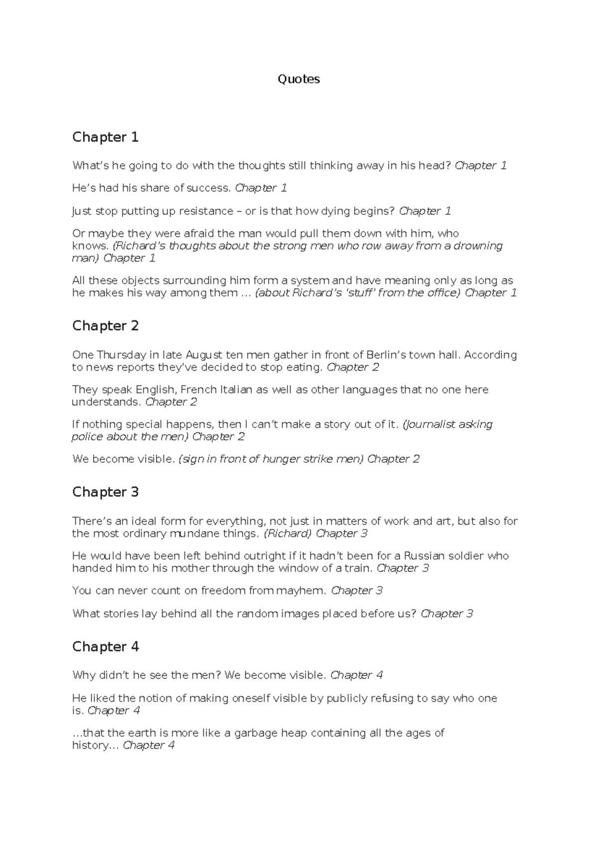 GO WENT GONE Everything - Quotes Chapter 1 What’s he going to do with ...