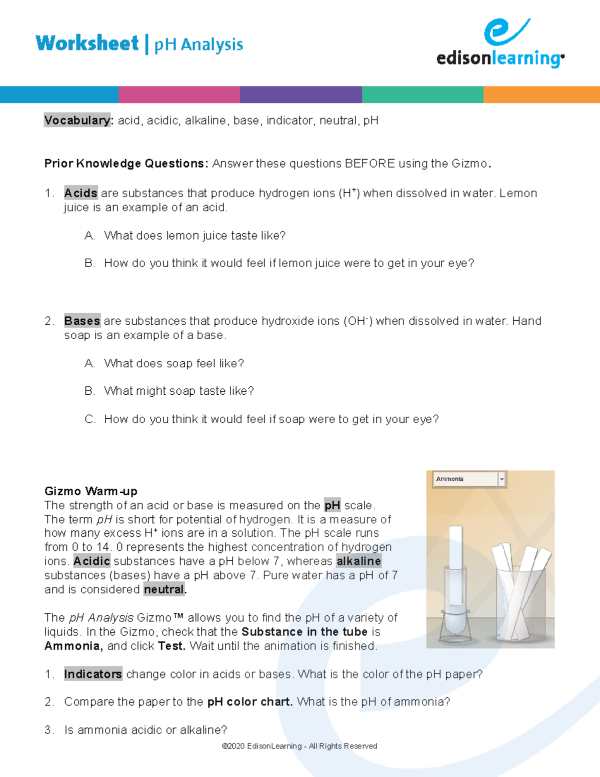 K - pdf - Vocabulary: acid, acidic, alkaline, base, indicator, neutral ...