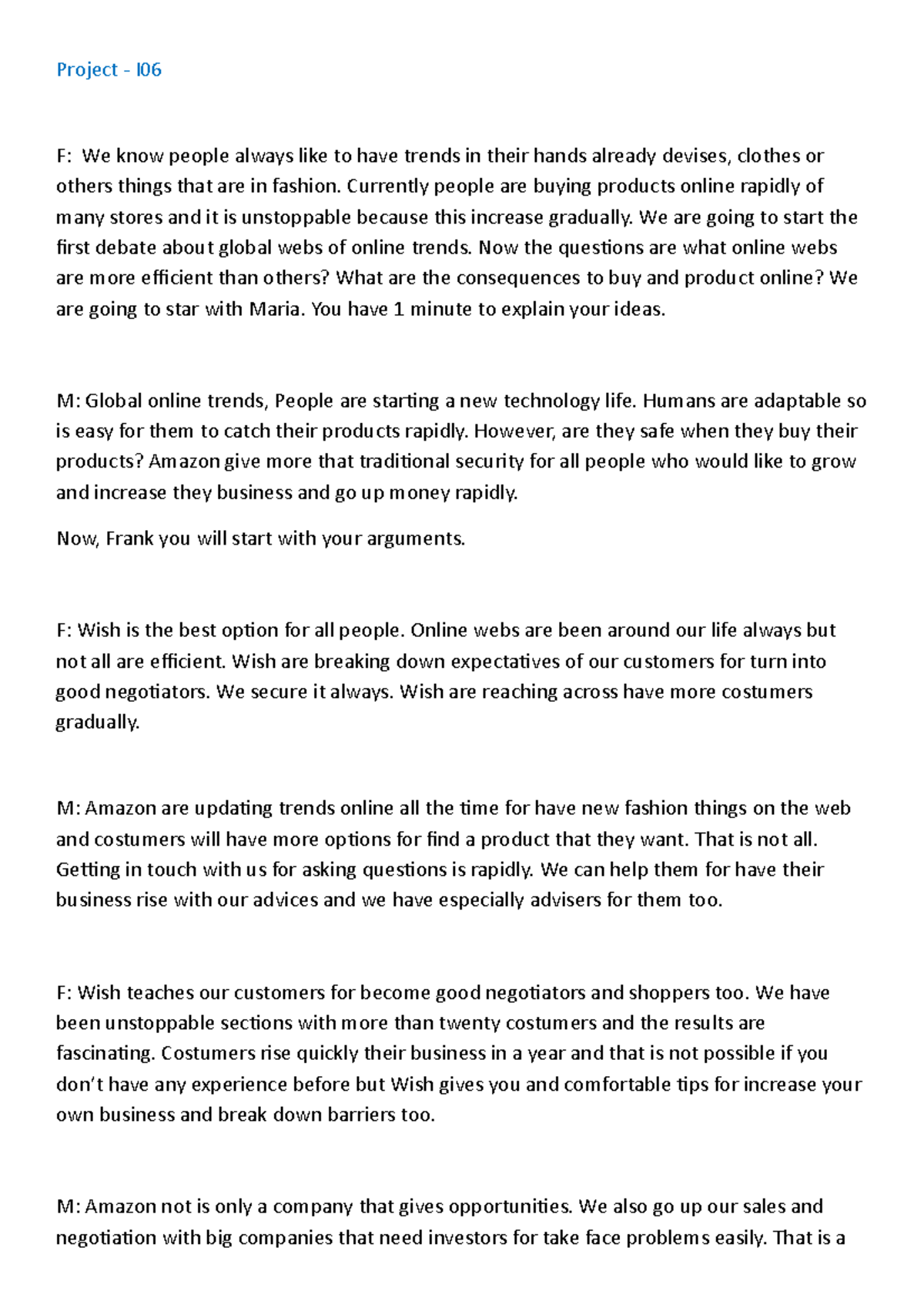 Project - I06 - Global Trends - Project - I F: We know people always like to have trends in ...