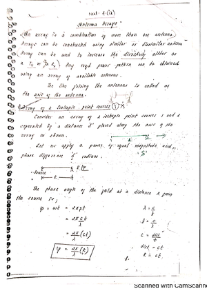 Unit 4 point sources and arrays - Unit-2 Point Sources and Arrays 2 ...
