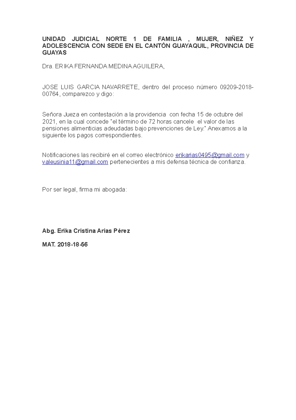 Audiencia telematica Escrito - Derecho Procesal - UTPL - Studocu Audiencia telematica Escrito - Derecho Procesal - UTPL - Studocu