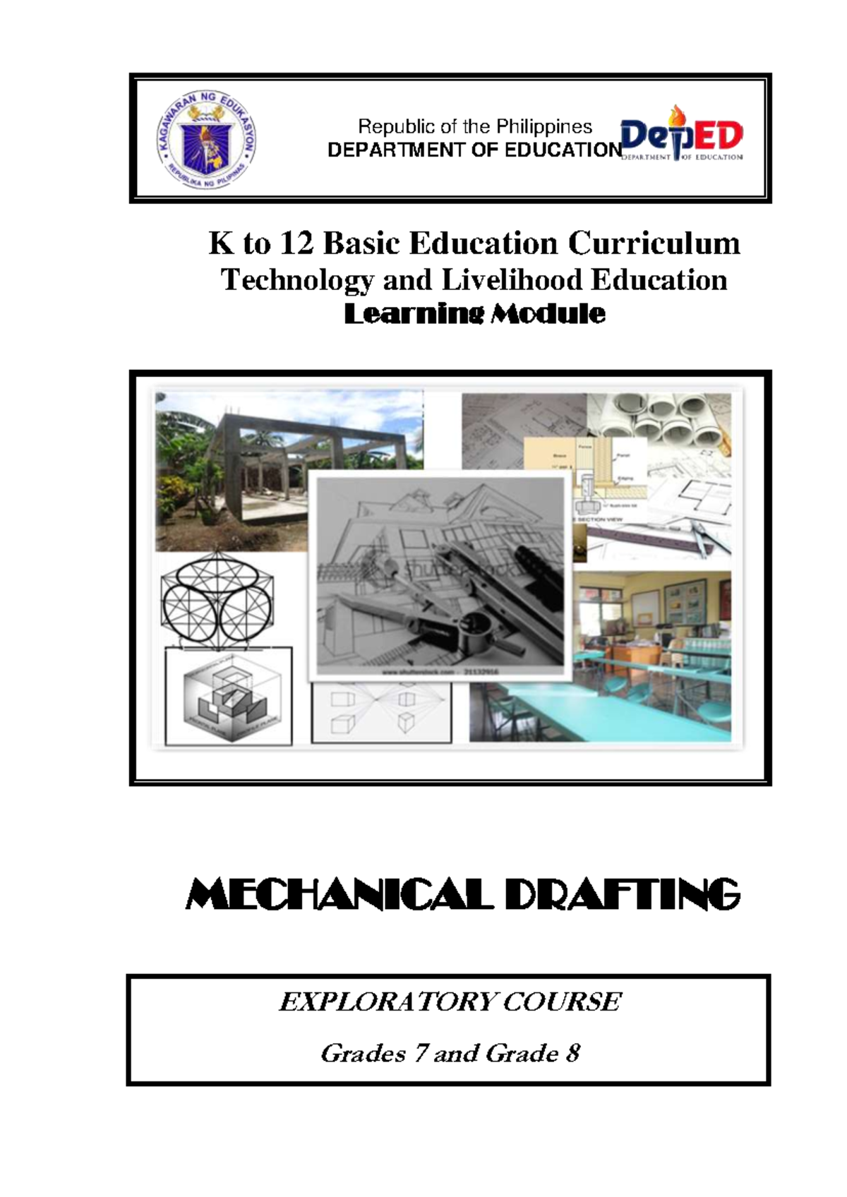 LM Mechanical Drafting - K to 12 Basic Education Curriculum Technology ...