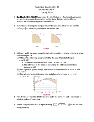 152 Workshop 6 - Math 152 Week 7 Workshop Problems 2/26/ Write up your ...