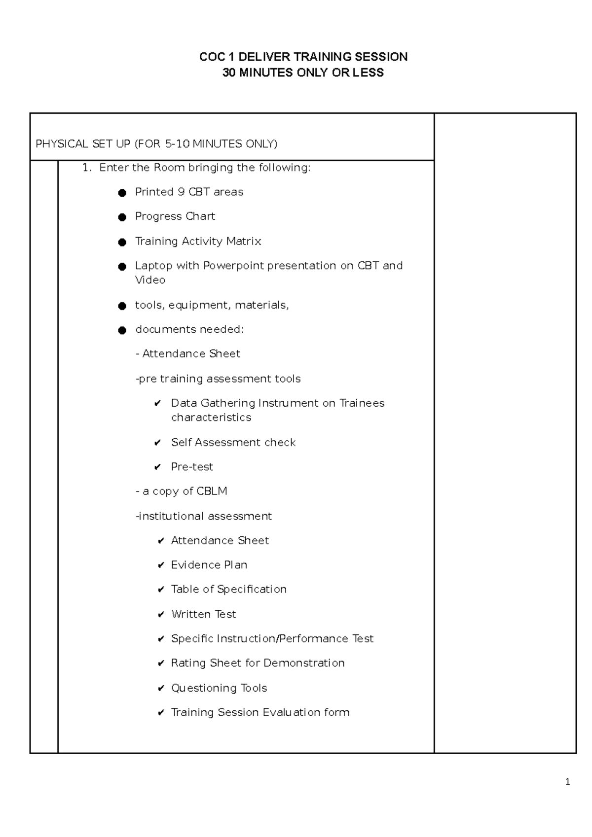 COC1-DEMO-TO- Present-DO-AND-SAY - COC 1 DELIVER TRAINING SESSION 30 ...