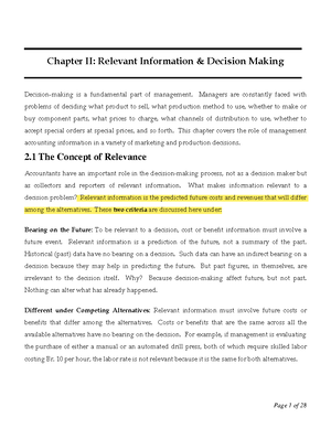 SAD assignment chapter 4 - College of Business and Economics Department ...