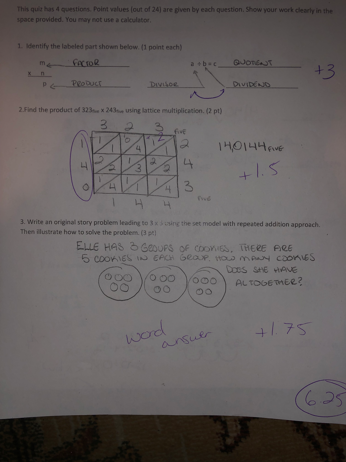 Number Systems and Operations Quiz 6 - MAT 106 - Studocu