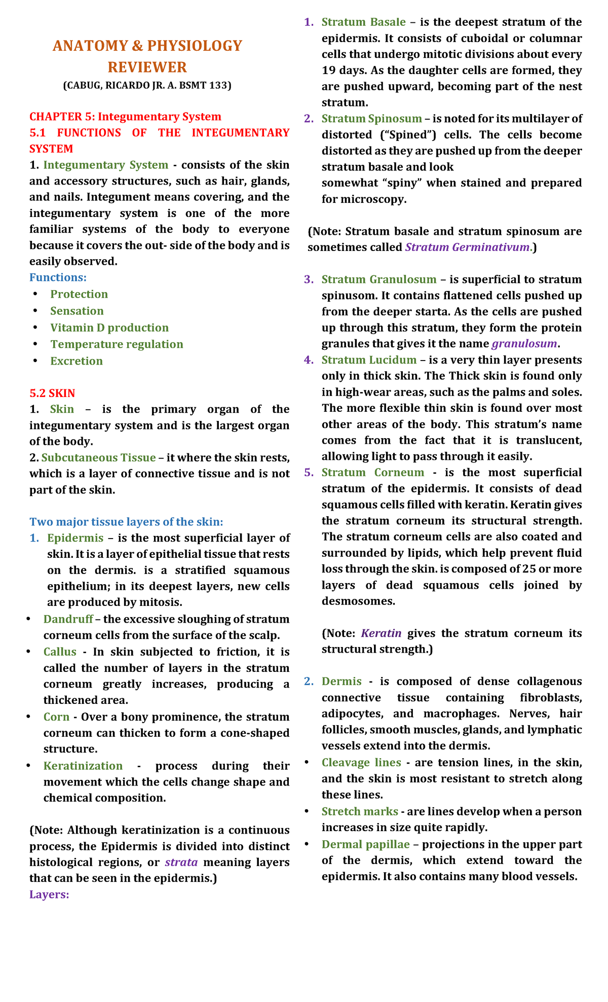 Anaphy-Chapter-5 - ANATOMY AND PHYSIOLOGY - ANATOMY & PHYSIOLOGY ...