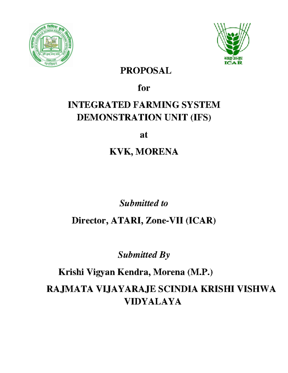 integrated farming system Model by example and its description ...