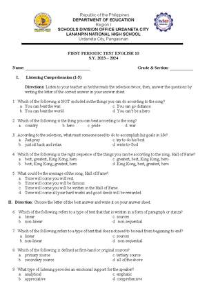 English-8-Q4-Module-1 DEMO - English Quarter 4 – Module 1 Using ...