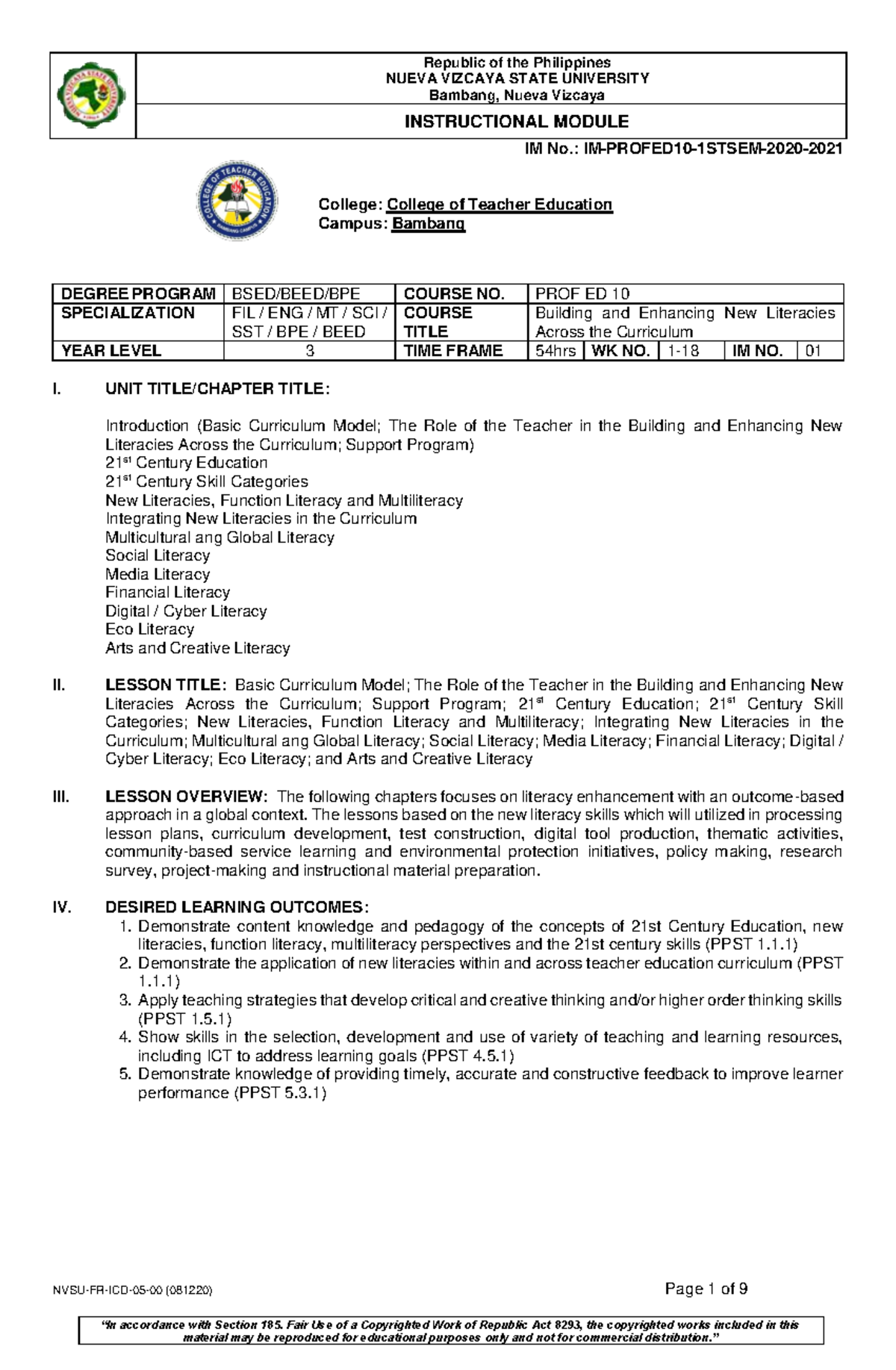 Lesson Playlist in Profed 10 by Maryjean - NUEVA VIZCAYA STATE ...