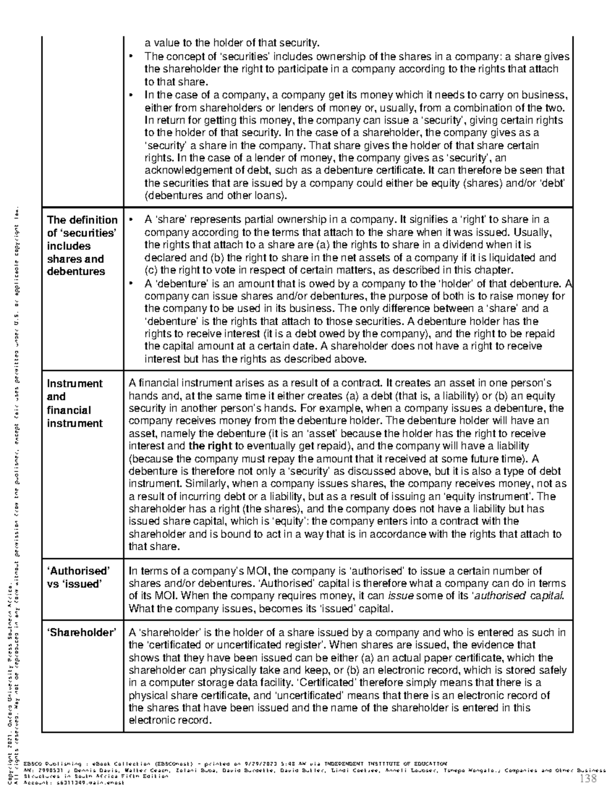 Chapter 5 - parts of the textbook in pdf - 138 a value to the holder of ...