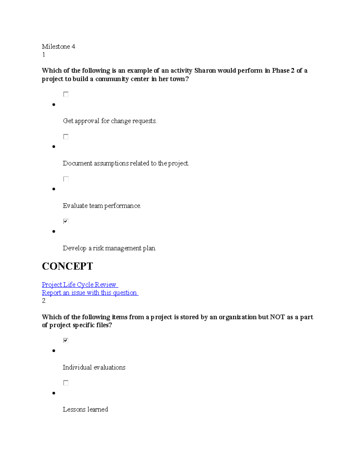 Milestone 4 - Milestone 4 1 Which of the following is an example of an ...