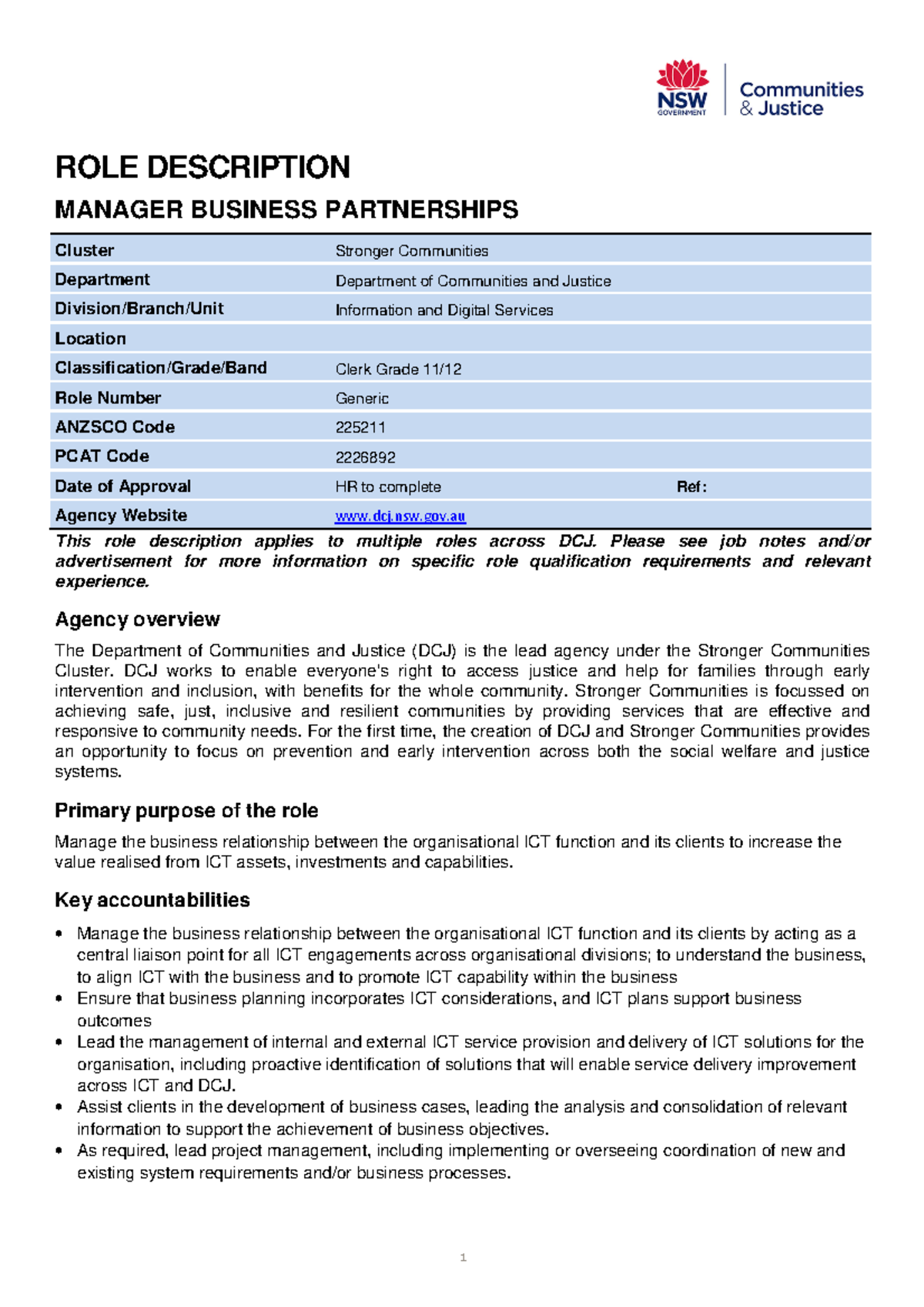 Manager-Business-Partnerships-11-12 - Copy - ROLE DESCRIPTION MANAGER ...