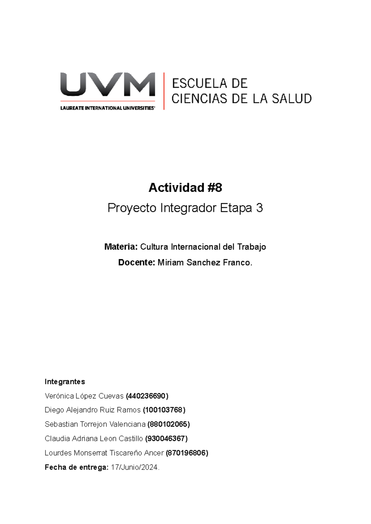 A8 VLC - NINGUNO - Actividad Proyecto Integrador Etapa 3 Materia ...