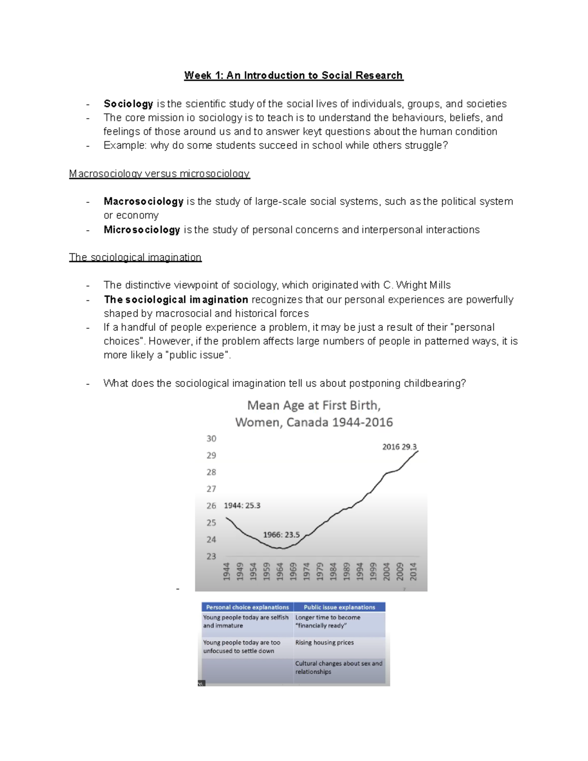 Sociology 2206 final exam - Week 1: An Introduction to Social Research ...