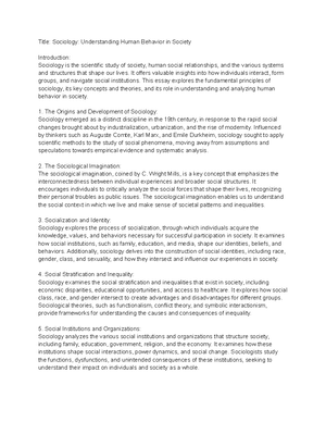 Photo Essay for Sociology - Madyson Struthers-Bowen Professor Dixon ...