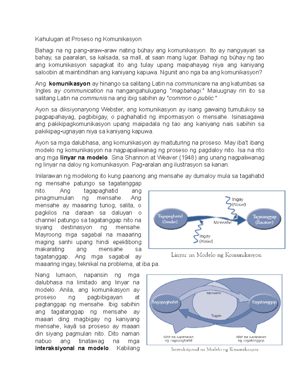 Inbound 3557431343977572325 - Kahulugan at Proseso ng Komunikasyon ...