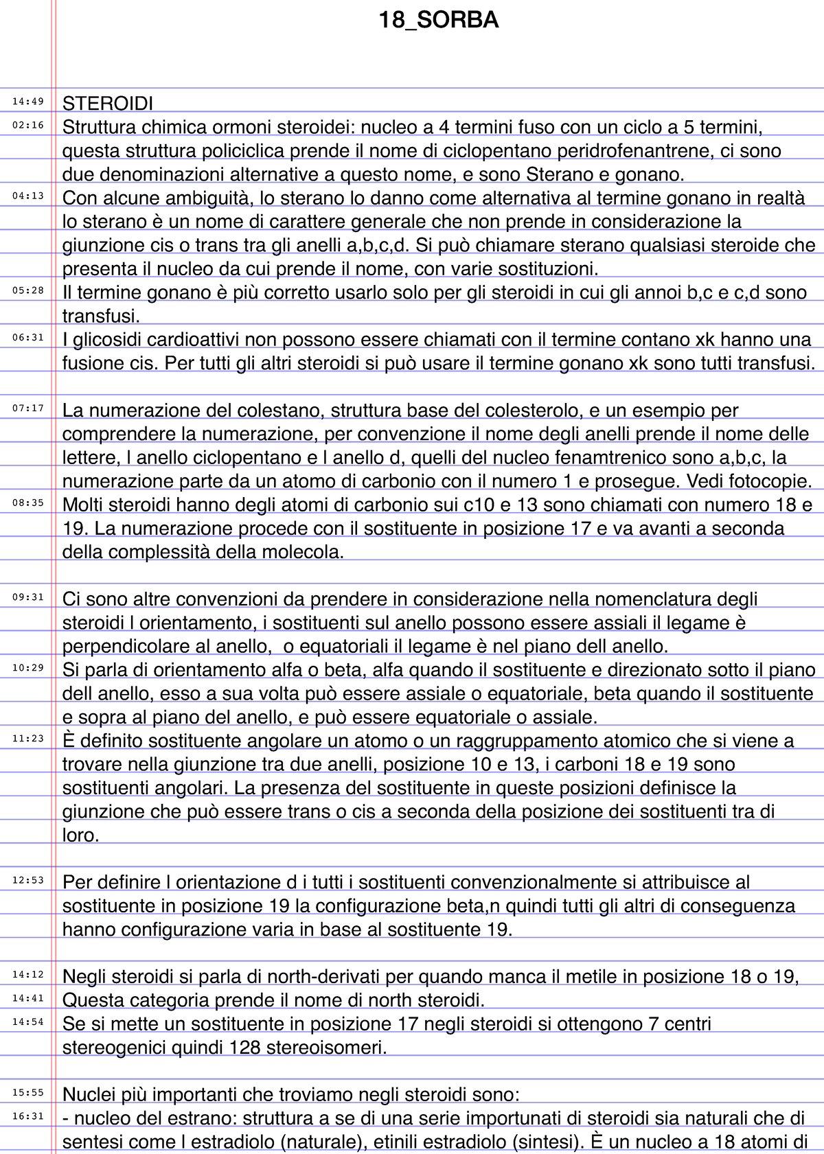 18 - CF2 - 14:49 STEROIDI 02:16 Struttura chimica ormoni steroidei ...