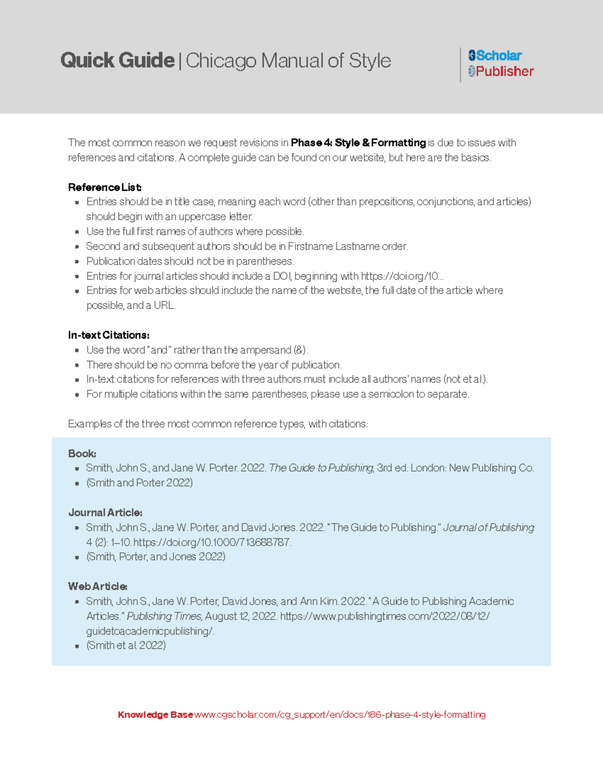 Quick Guide to CMS - Manual Cgicago - Entries should be in title case ...