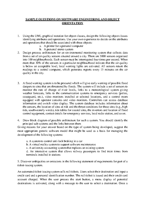 Strategic assesment - Description - OBJECT ORIENTED SOFTWARE ENGINEERING - VIT - Studocu