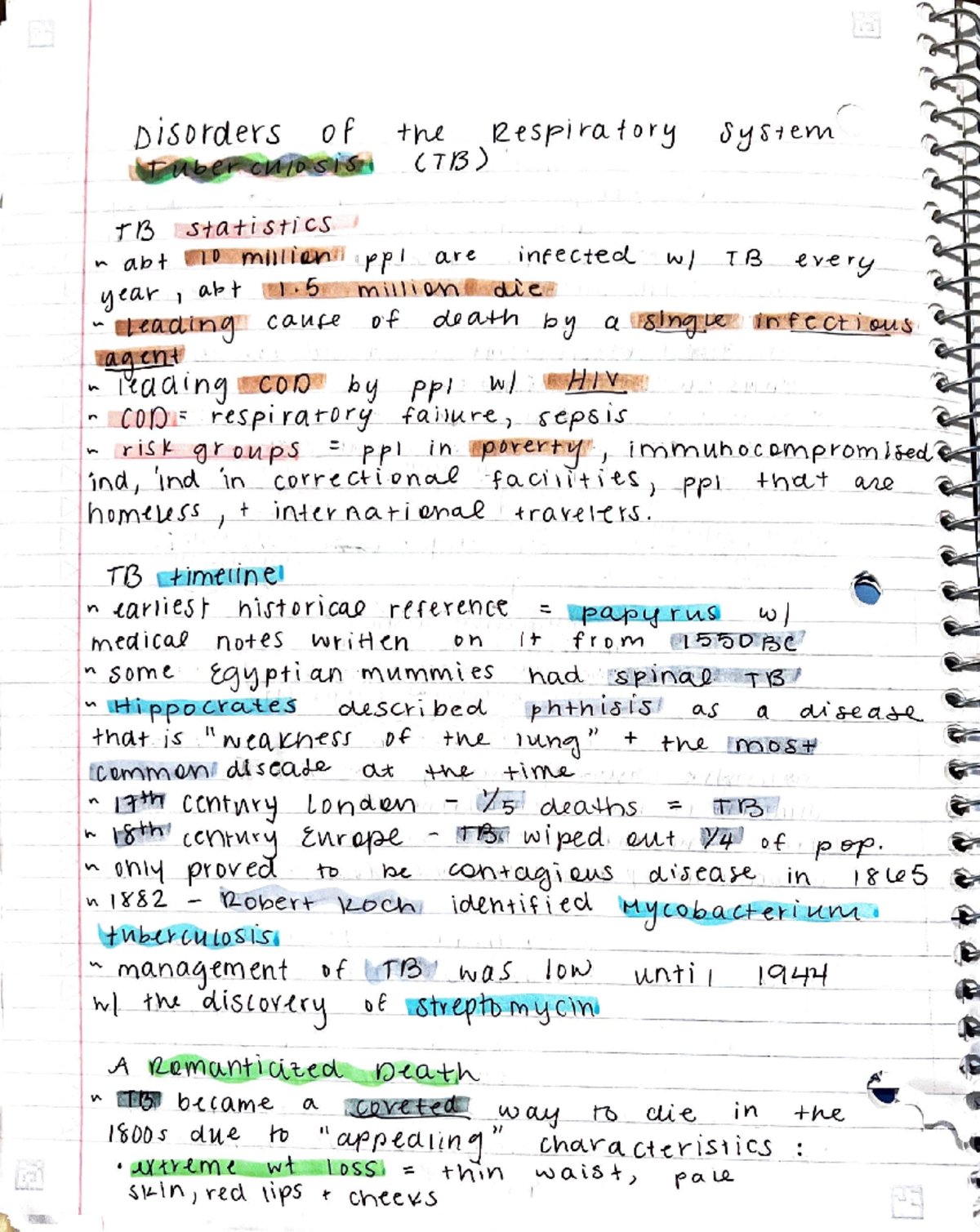 Patho lecture 15 notes - Professor Culbertson - .Dis D rcter .s o P ...