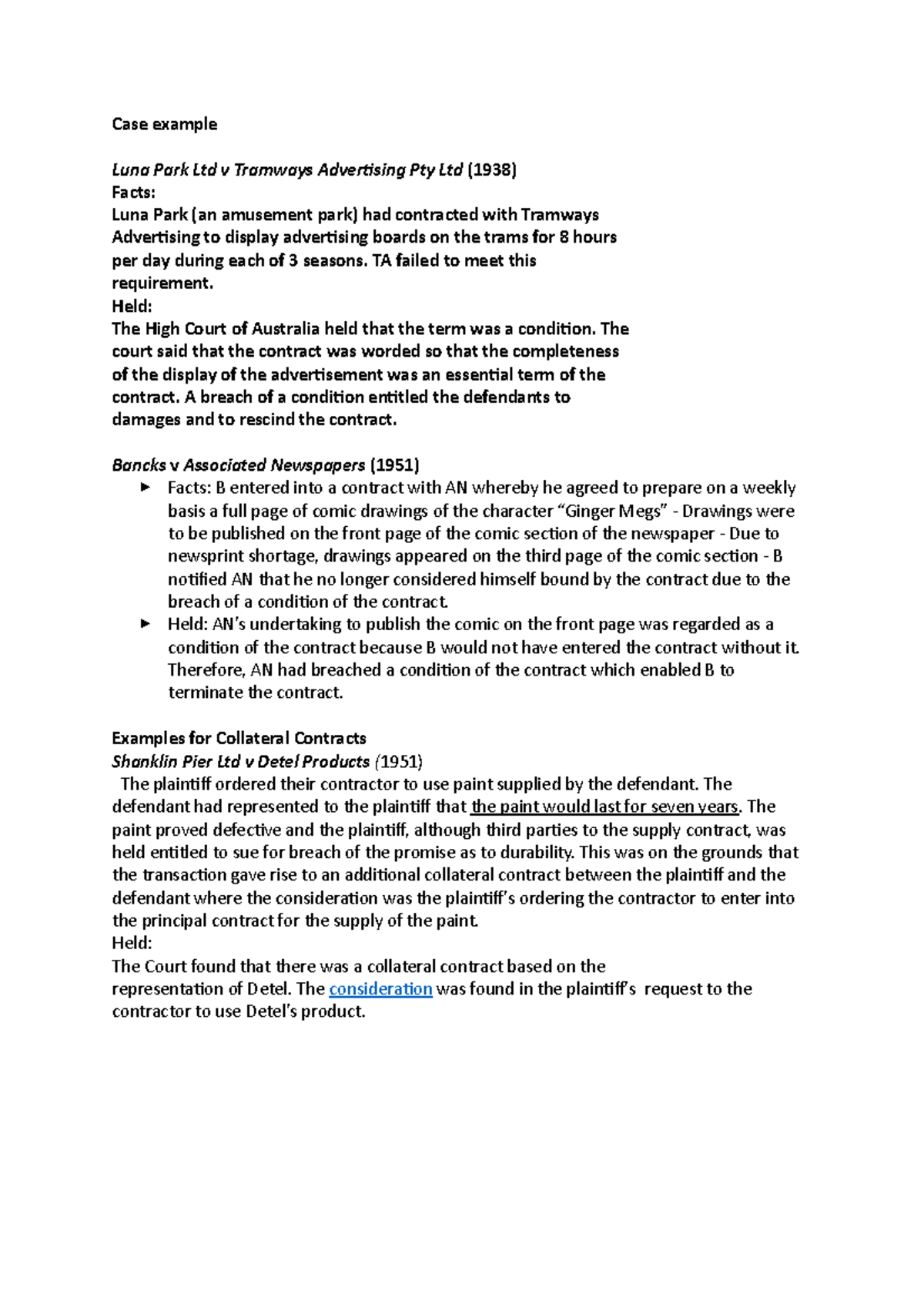 Case example 3 - introduction to business law - 1004GIR - Griffith ...