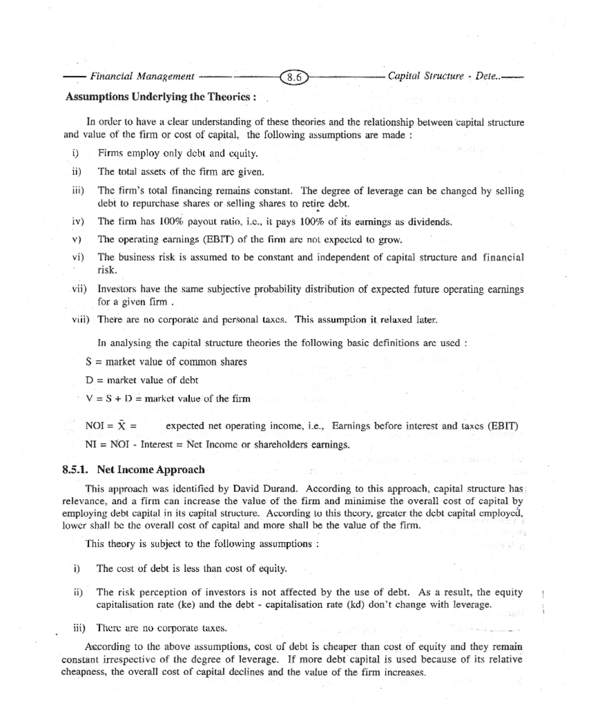capital structure theories - F in a n c ia lM a n a g e m e n t-{ @ f-C a p ita IS tr u c tu r e ...