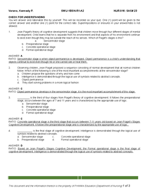 Session #14 SAS - Funda (Lec) - STUDENT ACTIVITY SHEET Fundamentals of ...