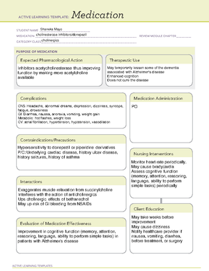 Methimazole - Endocrine Meds - ATI Active Learning Template - ACTIVE ...
