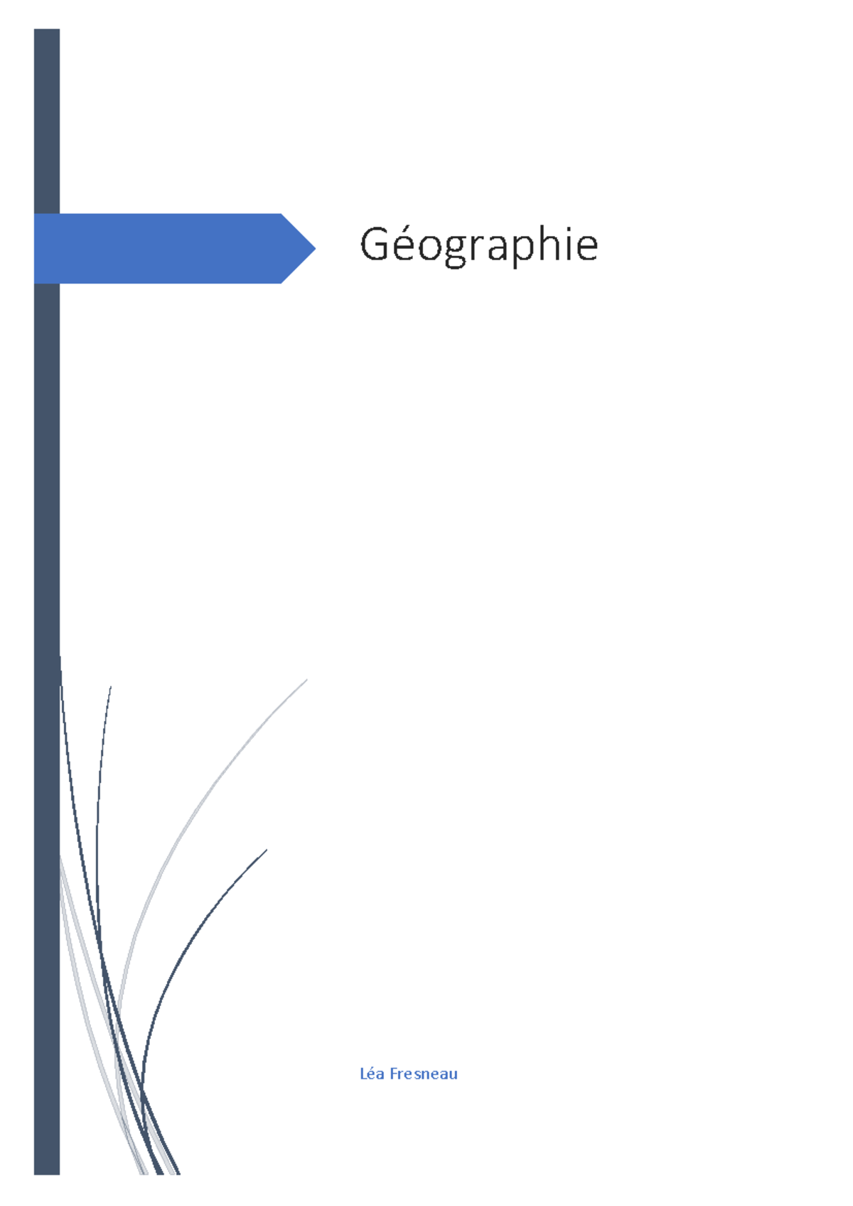 Geographie - Cours de géographie en Amphi - Warning: TT: undefined function: 32 Warning: TT ...
