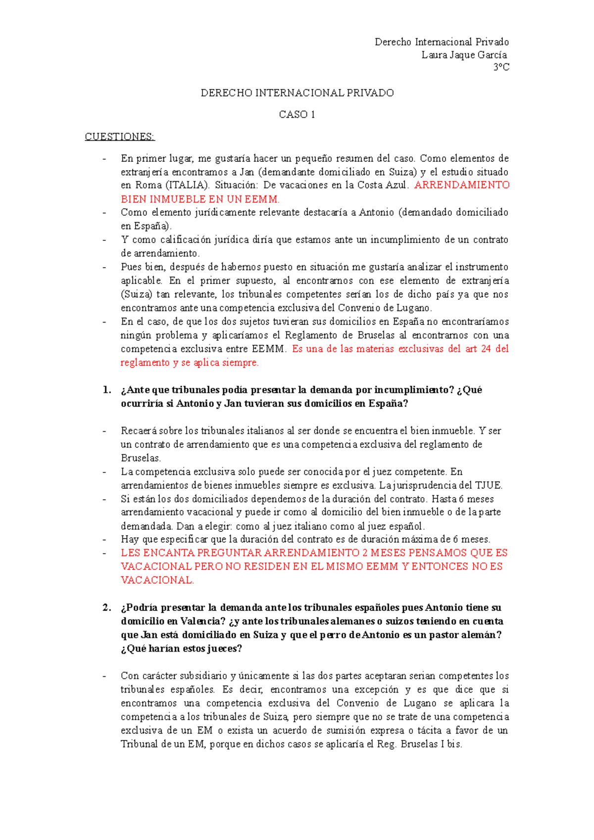 Supuestos Practicos Entrega - Laura Jaque García 3ºC DERECHO ...