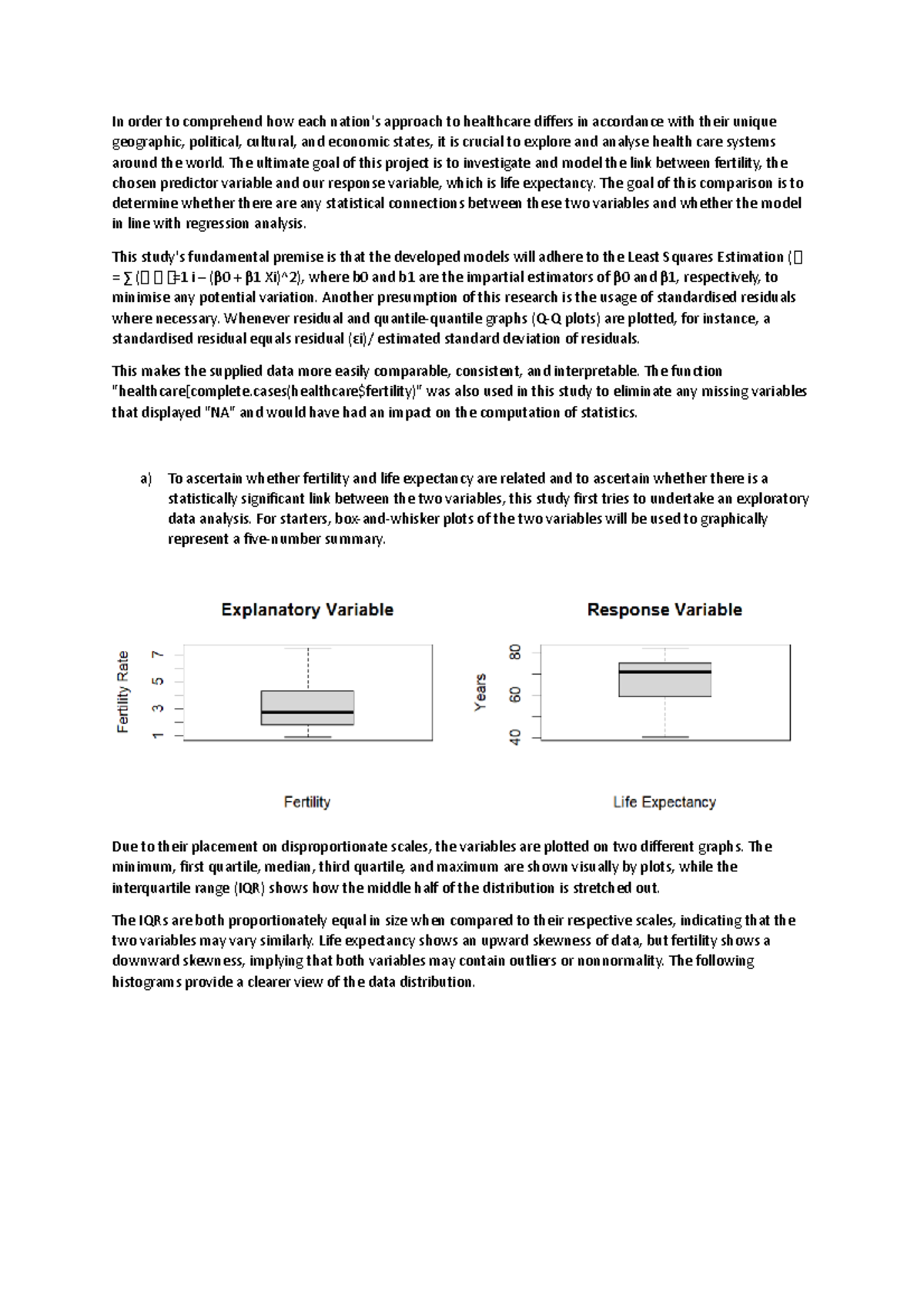 Stat2008 Assignment 1 U7253406 Ethan Wu In Order To Comprehend How