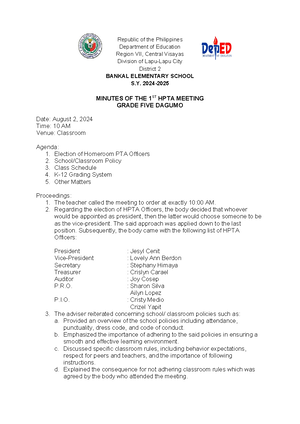 EPP- Pagsusukat - Paaralan: Malbago Elementary Schol Baitang at Seksyon: GRADE 4 - RUBY Pangalan ...