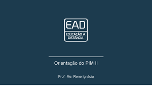 PIM IV - Projeto Integrado Multidisciplinar IV - Gestão Financeira ...