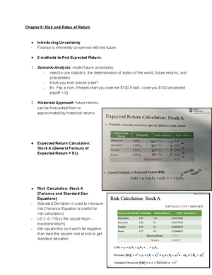 FM CH 5 Notes - Professor: Zhou (Fundamentals of Corporate Finance ...