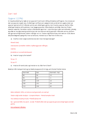Deskriptiv exercises - Descriptive statistics exercises For exercises ...