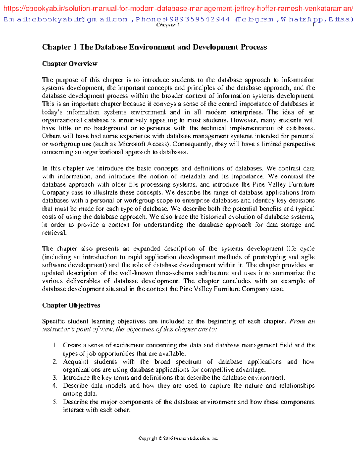 đáp án csdl - đáp án csdl - Chapter 1 1 Chapter 1 The Database Environment and Development ...