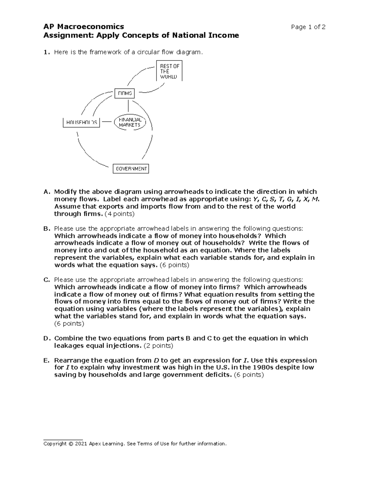 2.4.5 Macroeconomics APEX Virtual Learning test - AP Macroeconomics ...