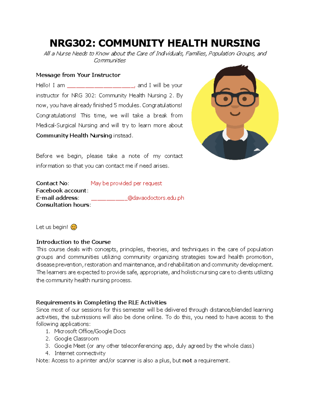 Copar-CHN - I need to access it - NRG302: COMMUNITY HEALTH NURSING All ...