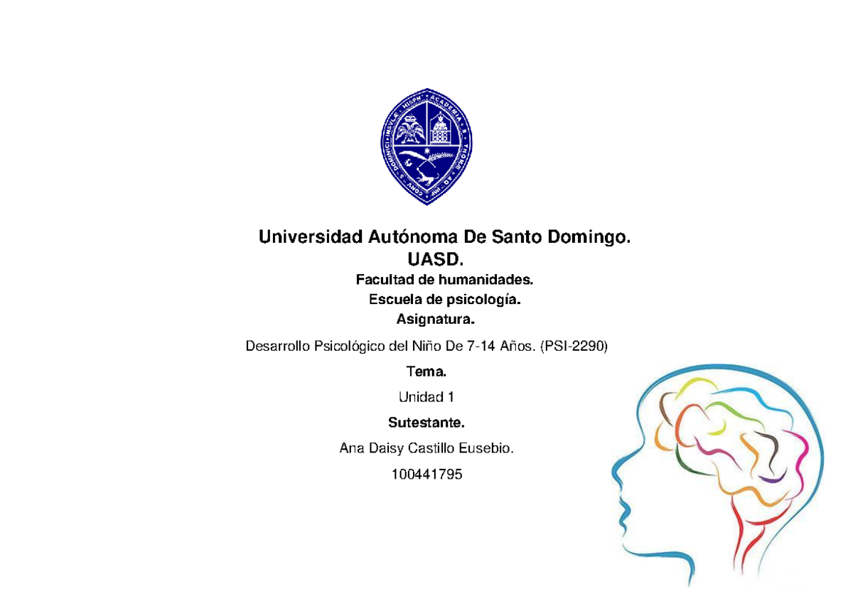 Mapas conceptuales unidad 1 - Universidad Autónoma De Santo Domingo ...