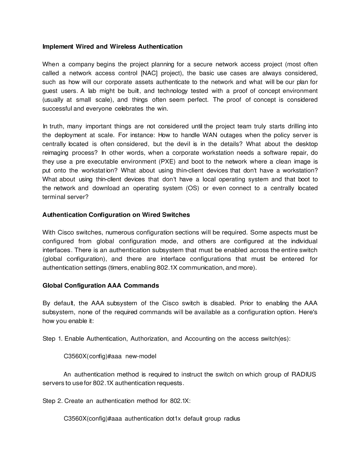 Week 16 - Wireless Networking Security - Implement Wired and Wireless Authentication When a ...