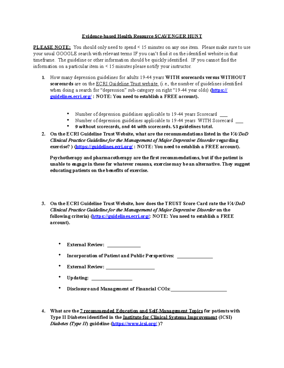 Ebp Scavenger Hunt This Should Help You With Your Ebp Unit In Intro