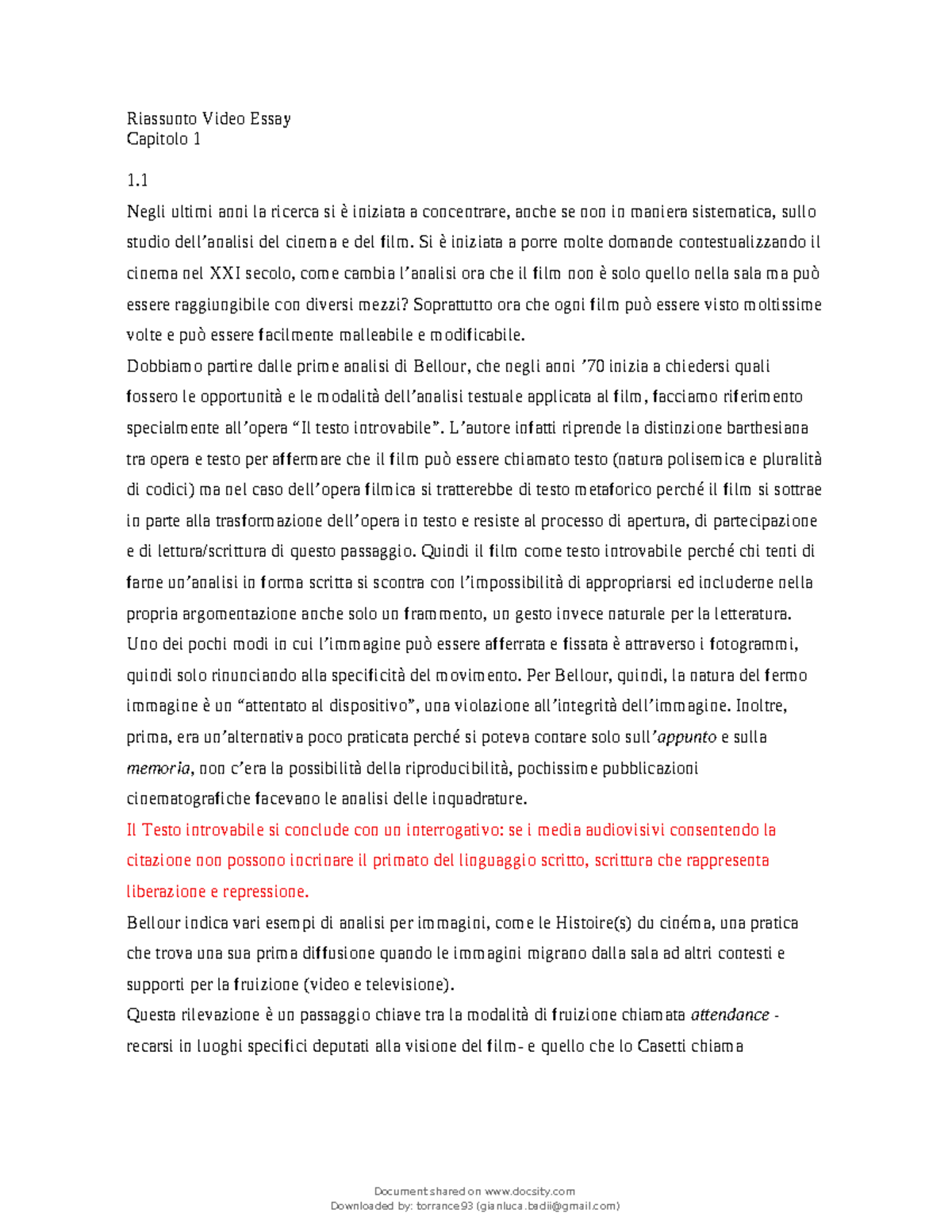 I film attraverso i film - dal testo introvabile ai video essay ...