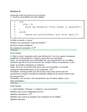 Prueba JF Java Fundamentals Examen final - Las respuestas correctas ...