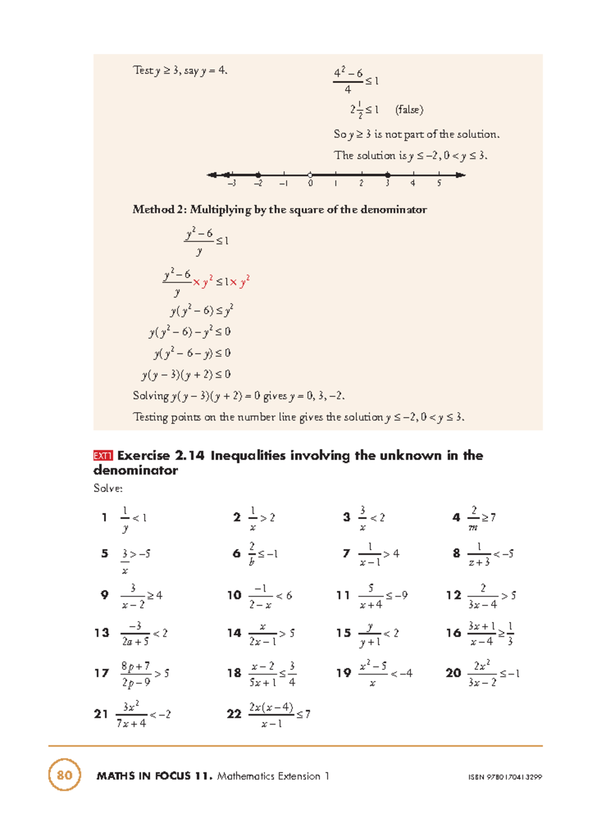 Term 1 Adv Maths Inequalities - 80 MATHS IN FOCUS 11. Mathematics ...
